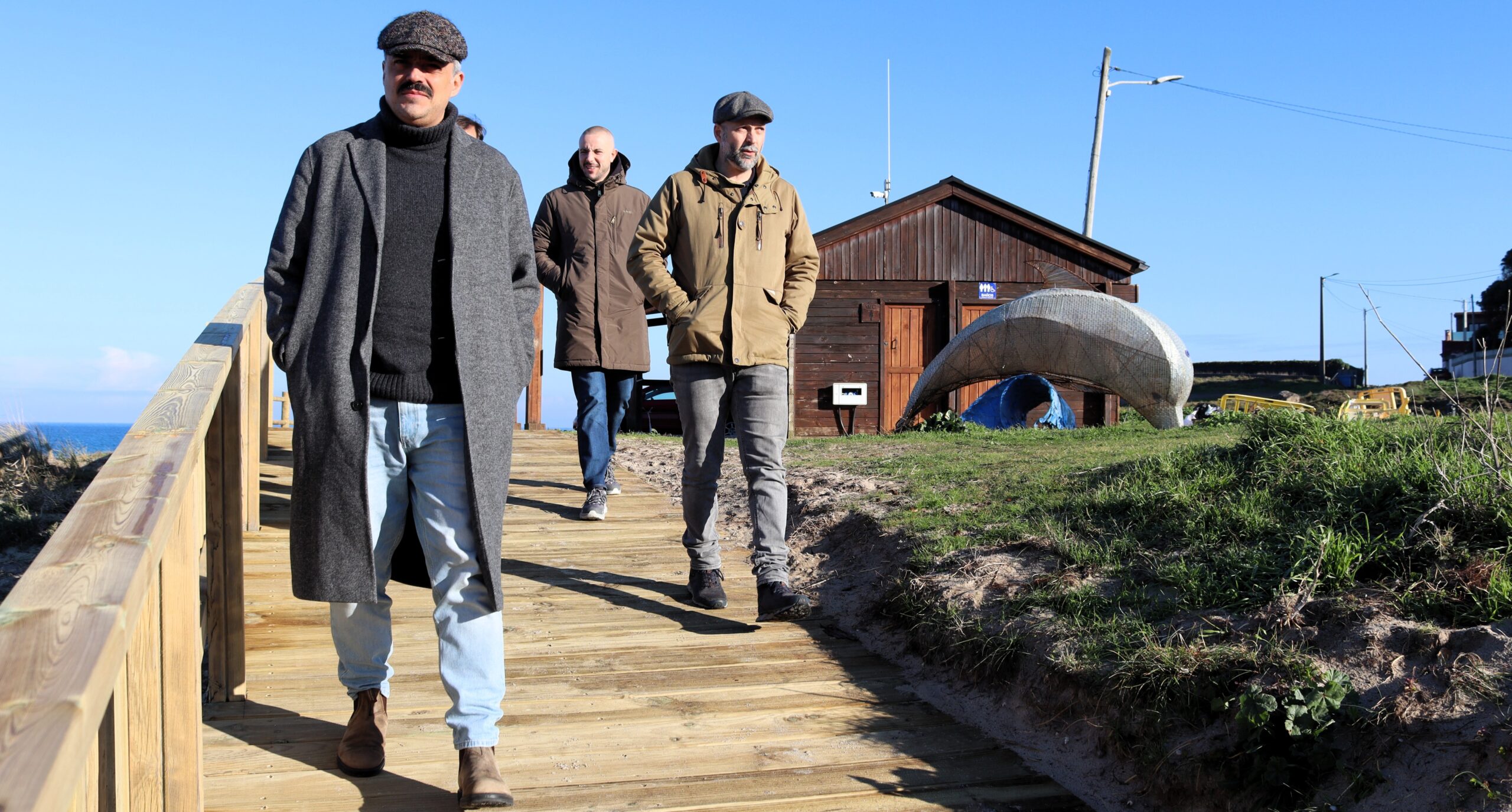 O Concello investiu 111.000 euros na renovación das pasarelas de acceso ...